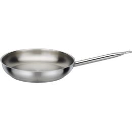 Bratpfanne GSW "LE CHEF", silber (silberfarben), Ø:28cm, Pfannen, Induktion