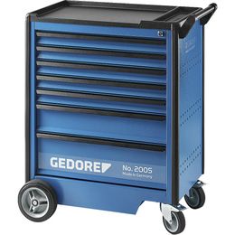 Gedore Werkzeugwagen 2005, 7 Schubladen, mit Einzelauszugssperre, HxBxT 1020 x 865 x 605 mm