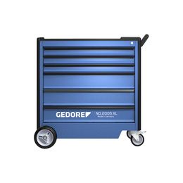 Gedore Werkzeugwagen 2005, 6 Schubladen, ohne Werkzeugsortiment, HxBxT 1020 x 1021 x 605 mm
