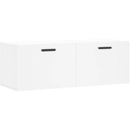 Wandschrank Weiß 100x36,5x35 cm Holzwerkstoff vidaXL