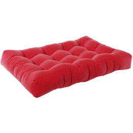 Palettenkissen Flocken, Rot, 120 x 15 cm VICCO