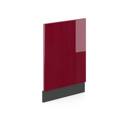 Frontblende R-Line, Bordeaux Hochglanz, 45 cm , ap Anthrazit VICCO