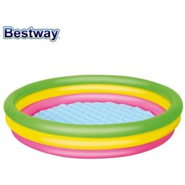 Bestway Planschbecken 152cm Kinderpool Kinder Pool Swimmingpool Schwimmbecken Gartenpool