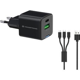 USB-Ladegerät ALTHEA16B usb-c usb-a 33W - CONCEPTRONIC