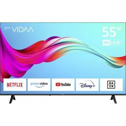 Dyon Smart 55 VX LED-TV 139 cm 55 Zoll EEK F (A - G) DVB-T2, DVB-C, DVB-S2, UHD, Smart TV, WLAN, CI+ Schwarz