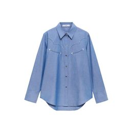Mango Bluse 'MIA' Damen Gr&ouml;&szlig;e M blau