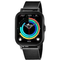 Smartwatch Lotus "50046/1" Smartwatches schwarz Smartwatch Armbanduhr, Herrenuhr, Edelstahlarmband, Schrittzähler, Geschenkidee