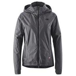 Fahrradjacke Gonso "Save Jacket Therm W" Gr. 36, grau Damen Jacken Regenjacke wind- und wasserdicht, Radjacke mit Kapuze