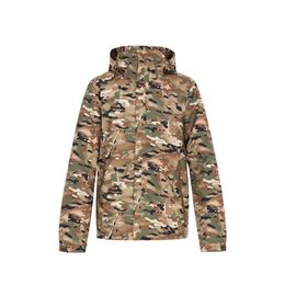 OCY &Uuml;bergangsjacke Herren Gr&ouml;&szlig;e M braun / oliv / schwarz / wei&szlig;