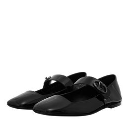 Valentino Garavani Loafer - Ballerina Vlogo - Gr. 39 (EU) - in Schwarz - f&uuml;r Damen