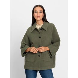 Heine Damen Jacke, Gr&uuml;n, Gr. 44, Winterjacken, Material: Polyester
