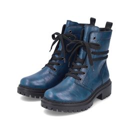 Rieker Stiefelette, blau, 43 EU