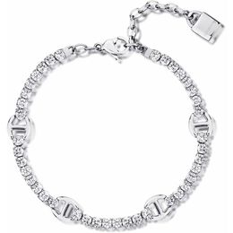 Brosway Armband Shiny steel bracelet with zircons Desideri BEI076
