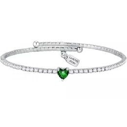La Petite Story Armband Romantic bracelet with a green heart Love LPS05ASD22