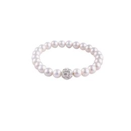 Leslii Armband, mit tollem Perlendesign, silberfarben