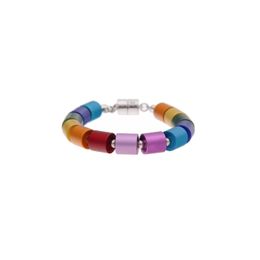 Leslii Armband Lucy, im farbenfrohen Design, silberfarben