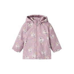 name it Outdoorjacke MAXI (1-St), beige|blau|lila|schwarz, 80