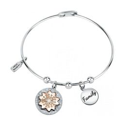 La Petite Story Armband Solid steel bracelet with pendants LPS05ASF24