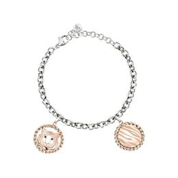 MORELLATO Armband Steel bracelet with a tiger pendant Madagascar SATF06