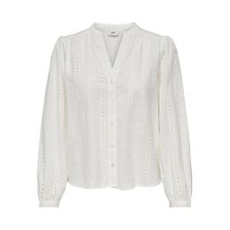 Jacqueline de Yong JDY Langarmbluse Amie (1-tlg) Lochmuster, weiß, S