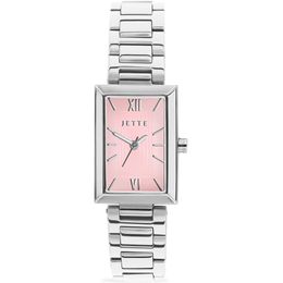JETTE Analoguhr Damen Größe One Size pink / silber