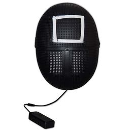 Zoelibat Verkleidungsmaske Maske LED Koreanisches Spiel Quadrat, div. Farben