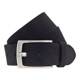 Vanzetti Stoffgürtel (1-St), schwarz, 95