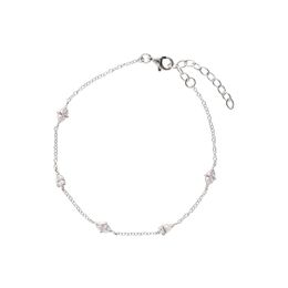 next Armband Glitzer-Armband mit ovalem Zirkonia (1-tlg), silberfarben