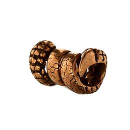 NKlaus Diadem Haarperle Bartperle Ragda Drachenkralle Bronze Loc