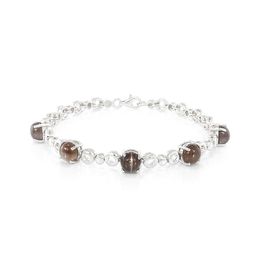 J Classics Gliederarmband Skapolith-Katzenauge-Silberarmband, gelb