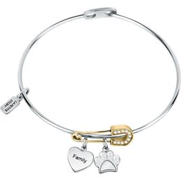 La Petite Story Armband Elegant solid bracelet Dog & Kitty LPS05ASF11