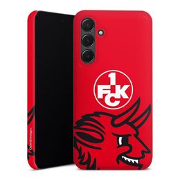 DeinDesign Galaxy A35 5G Handy Premium Case Smartphone Handyh&uuml;lle Schutzh&uuml;lle matt Devil 1. Fc Kaiserslautern 1. Fck Premium Case