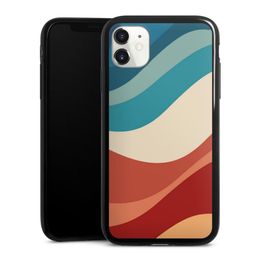 DeinDesign iPhone 11 Handy Slim Case extra dünn Silikon Handyhülle schwarz Hülle Colour Ombre Wave Silikon Slim Case