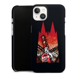 DeinDesign iPhone 14 Handy Premium Case Smartphone Handyh&uuml;lle Schutzh&uuml;lle matt 1. Fc K&ouml;ln Cologne Cathedral Official Licensed Product Premium Case