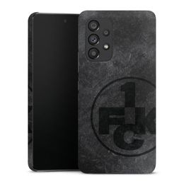 DeinDesign Galaxy A53 5G Handy Premium Case Smartphone Handyh&uuml;lle Schutzh&uuml;lle gl&auml;nzend Concrete 1. Fck 1. Fc Kaiserslautern Premium Case