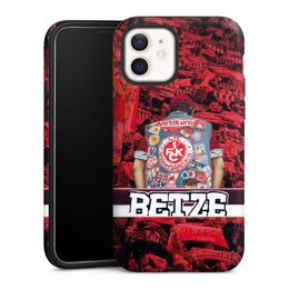 DeinDesign iPhone 12 mini Handy Panzer Handyh&uuml;lle robuste Outdoor H&uuml;lle Schutzh&uuml;lle matt 1. Fck Official Licensed Product 1. Fc Kaiserslautern Tough Case