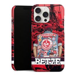 DeinDesign iPhone 15 Pro Max Handy Premium Case Smartphone Handyh&uuml;lle Schutzh&uuml;lle gl&auml;nzend Official Licensed Product 1. Fc Kaiserslautern 1. Fck Premium Case