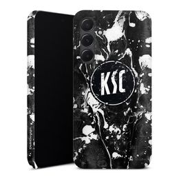 DeinDesign Galaxy A35 5G Handy Premium Case Smartphone Handyh&uuml;lle Schutzh&uuml;lle matt Karlsruher Sc Ksc Official Licensed Product Premium Case
