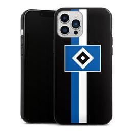 DeinDesign iPhone 13 Pro Max Handy Silikon H&uuml;lle Case schwarz Handyh&uuml;lle Hamburger Sv Transparent Hsv