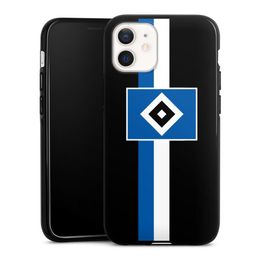 DeinDesign iPhone 12 mini Handy Silikon H&uuml;lle Case schwarz Handyh&uuml;lle Hamburger Sv Transparent Hsv