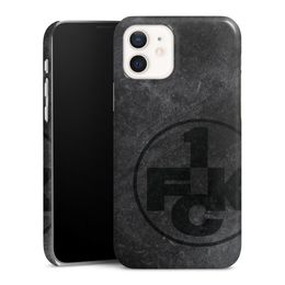 DeinDesign iPhone 12 Handy Premium Case Smartphone Handyh&uuml;lle Schutzh&uuml;lle gl&auml;nzend Concrete 1. Fc Kaiserslautern 1. Fck Premium Case