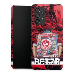 DeinDesign Galaxy A53 5G Handy Premium Case Smartphone Handyh&uuml;lle Schutzh&uuml;lle matt 1. Fc Kaiserslautern 1. Fck Official Licensed Product Premium Case