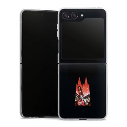 DeinDesign Galaxy Z Flip 5 Handy Hard Case Schutzh&uuml;lle transparent Smartphone Handy H&uuml;lle 1. Fc K&ouml;ln Cologne Cathedral Official Licensed Product Hard Case