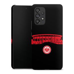 DeinDesign Galaxy A53 5G Handy Premium Case Smartphone Handyh&uuml;lle Schutzh&uuml;lle gl&auml;nzend Eintracht Frankfurt Stadium Official Licensed Product Premium Case