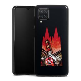 DeinDesign Galaxy A12 Handy Silikon H&uuml;lle Case schwarz Handyh&uuml;lle 1. Fc K&ouml;ln Cologne Cathedral Official Licensed Product