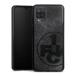 DeinDesign Galaxy A12 Handy Silikon H&uuml;lle Case schwarz Handyh&uuml;lle Concrete 1. Fck 1. Fc Kaiserslautern