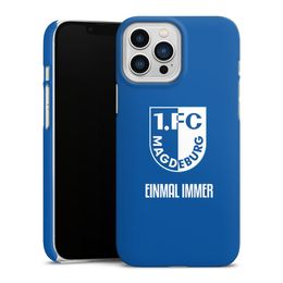 DeinDesign iPhone 13 Pro Max Handy Premium Case Smartphone Handyh&uuml;lle Schutzh&uuml;lle matt Coat Of Arms Official Licensed Product 1. Fc Magdeburg Premium Case