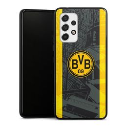 DeinDesign Galaxy A53 5G Handy Silikon H&uuml;lle Case schwarz Handyh&uuml;lle Bvb Stadium Borussia Dortmund