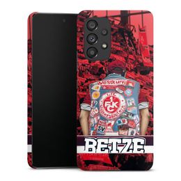 DeinDesign Galaxy A53 5G Handy Premium Case Smartphone Handyh&uuml;lle Schutzh&uuml;lle gl&auml;nzend 1. Fc Kaiserslautern 1. Fck Official Licensed Product Premium Case
