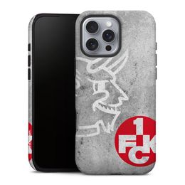 DeinDesign iPhone 16 Pro Max Handy Panzer Handyh&uuml;lle robuste Outdoor H&uuml;lle Schutzh&uuml;lle gl&auml;nzend 1. Fck Devil 1. Fc Kaiserslautern Tough Case